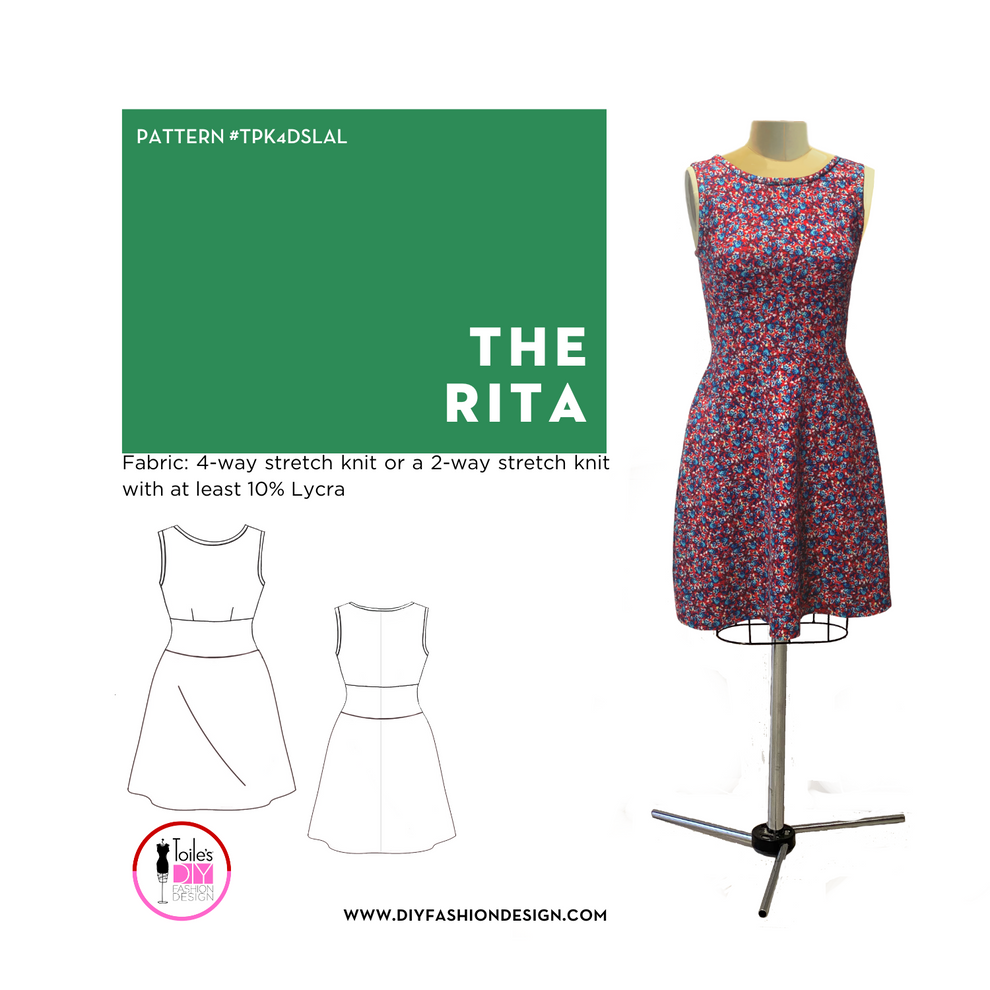 Dress - 4-Way Stretch Knit Fabric or 2-Way Stretch – DIY FASHION DESIGN